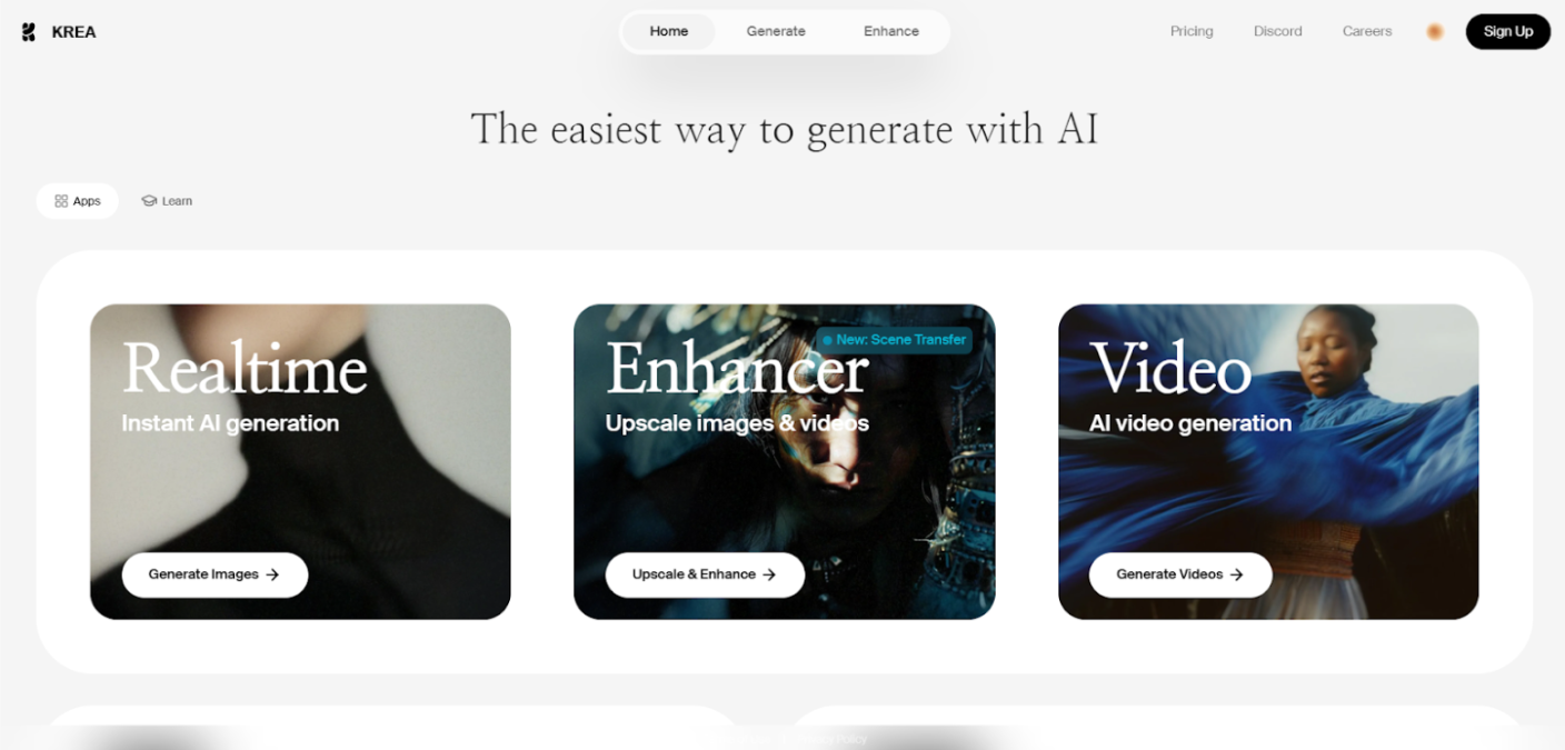 Krea AI - Powerful Video Generator & Image Enhancer